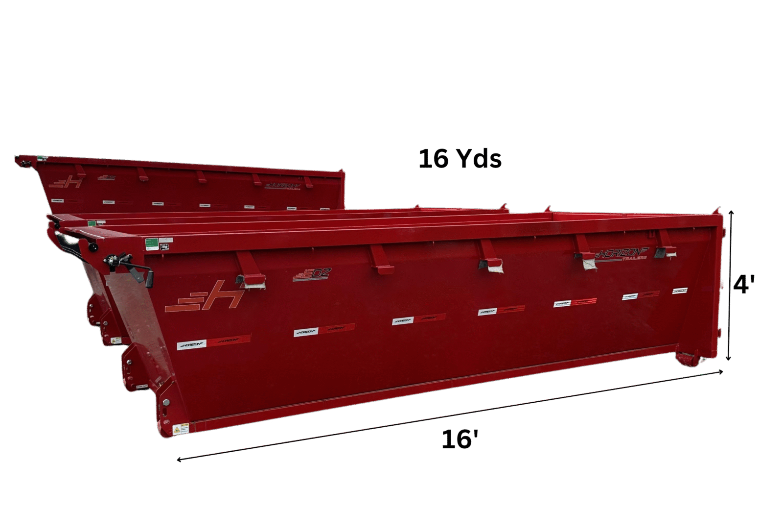 16 Cubic Yard 4-Day Rental – Dumpster Rentals